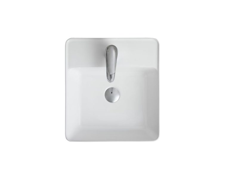 Posh Domaine Semi Inset Overflow Basin 1 Tap hole White - RYVE ...
