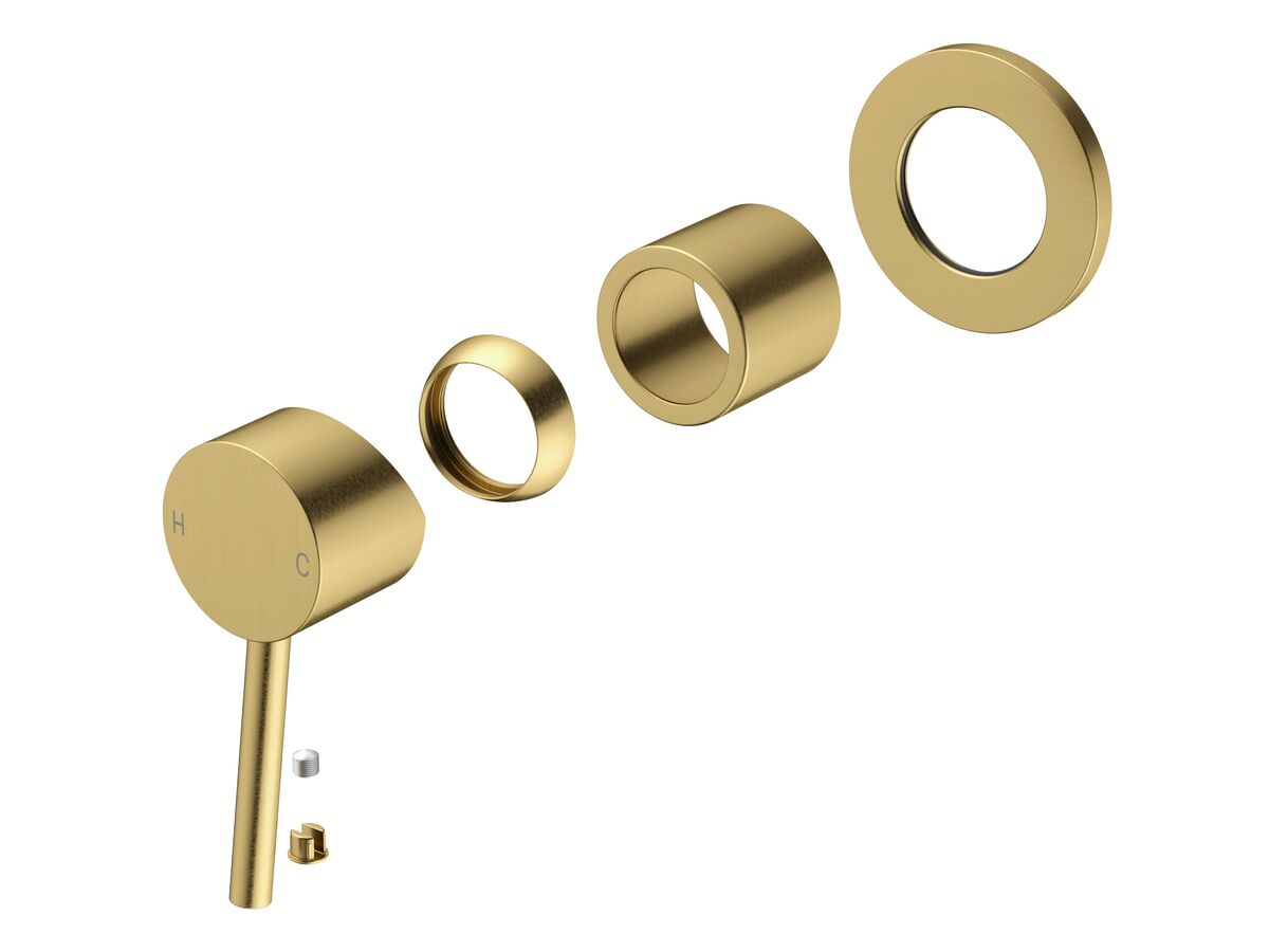 Mizu Drift MK2 Shower Mixer Trimset Brushed Gold - RYVE Bathrooms and ...