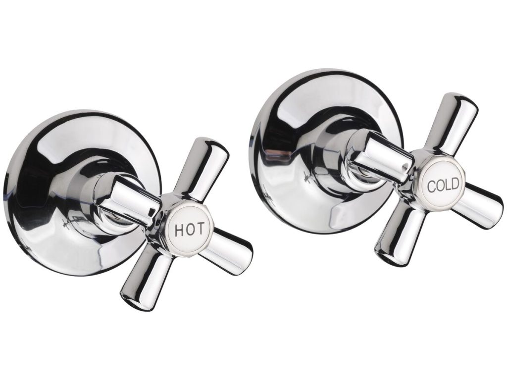 Posh Bristol Wall Top Assembly Taps Chrome - RYVE Bathrooms and Kitchen ...