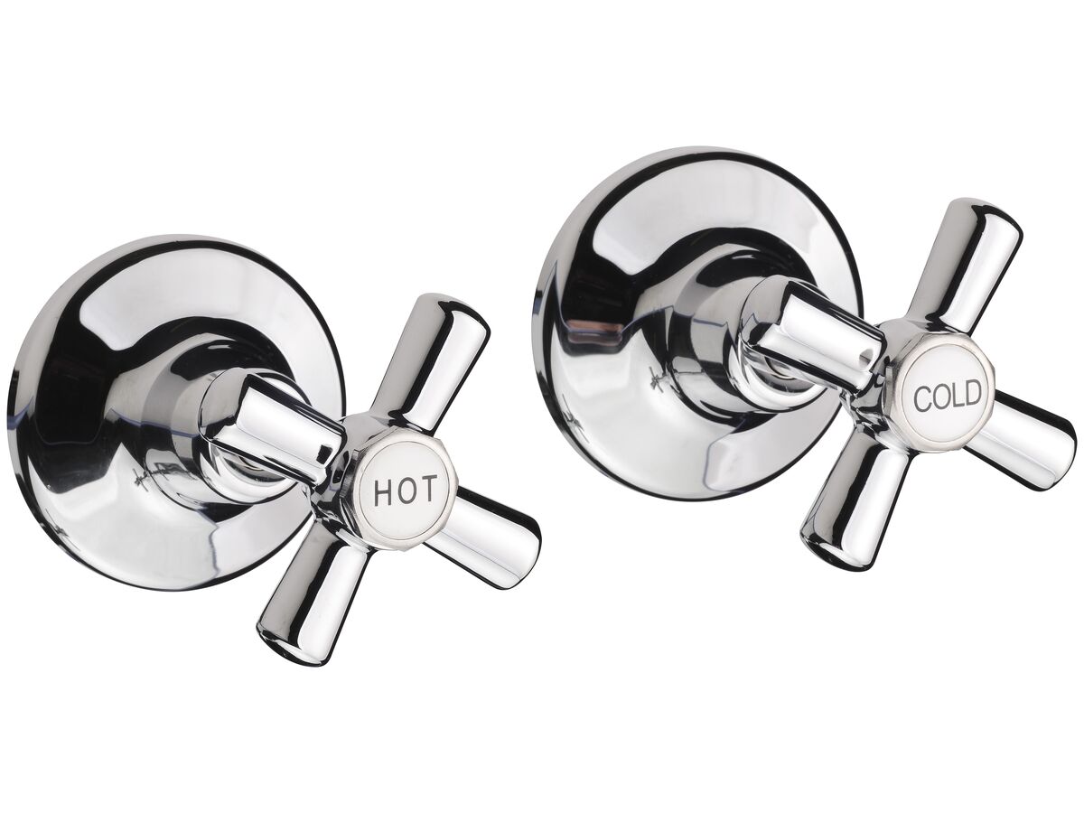 Posh Bristol Wall Top Assembly Taps Chrome - RYVE Bathrooms and Kitchen ...